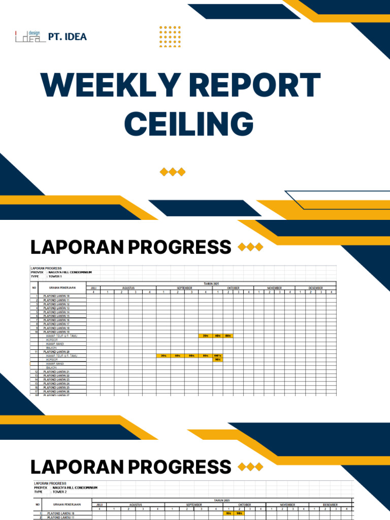 Weekly Report Pt.idea (w12) | PDF