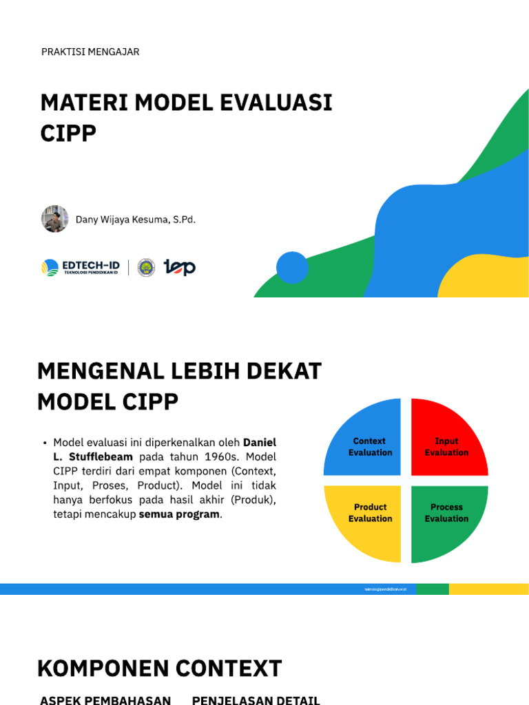 Diklat 4 Materi Model Evaluasi Cipp | PDF