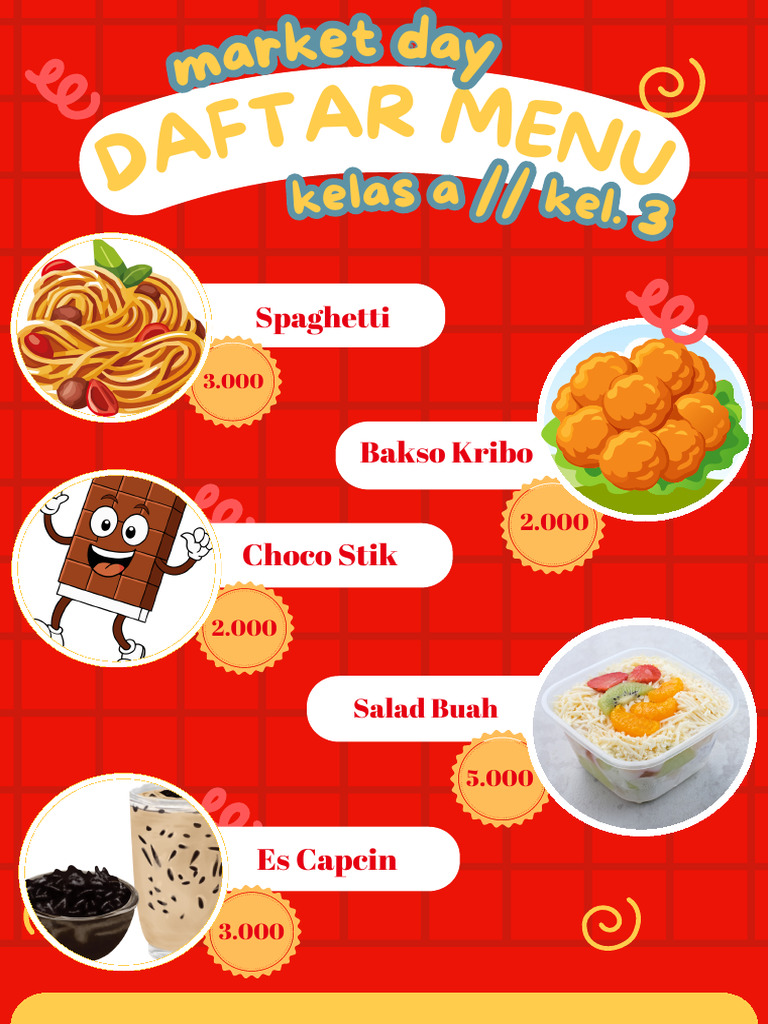 Daftar Menu 1 | PDF