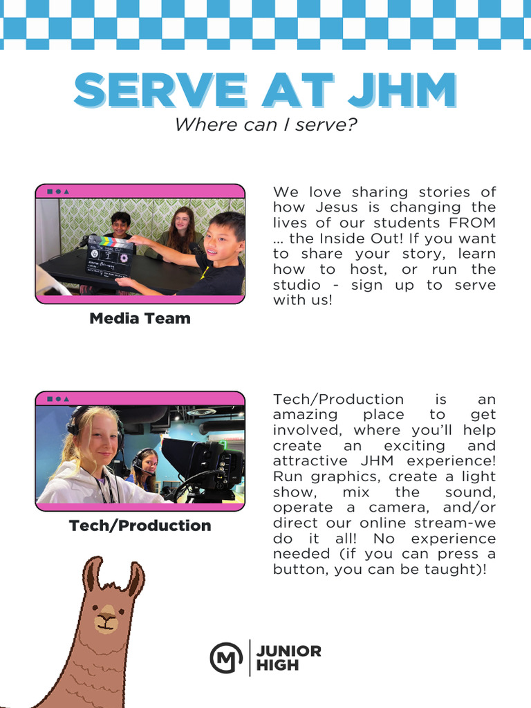 JHM Student Serve Flyer 2025-04-15 | PDF