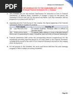 Financial Statements Format Schedule III | PDF | Income Statement | Expense
