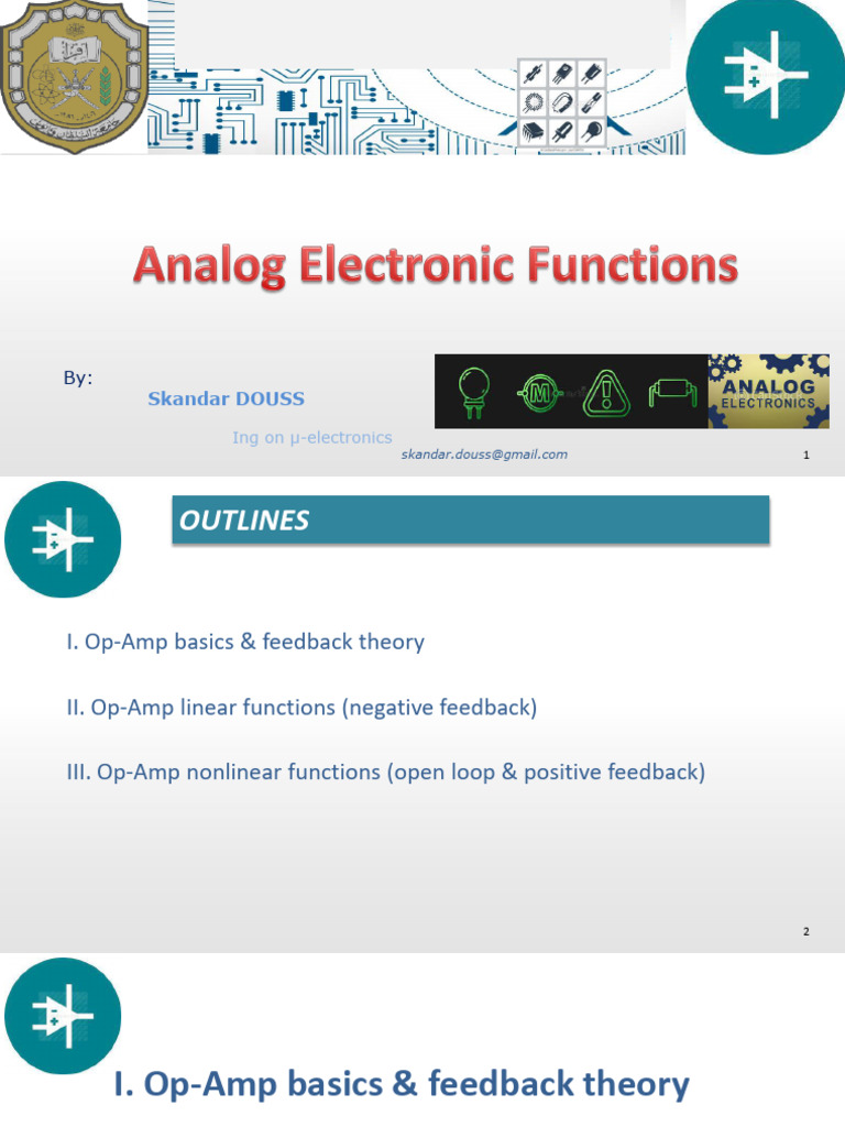 CH1 Aef | PDF | Operational Amplifier | Amplifier