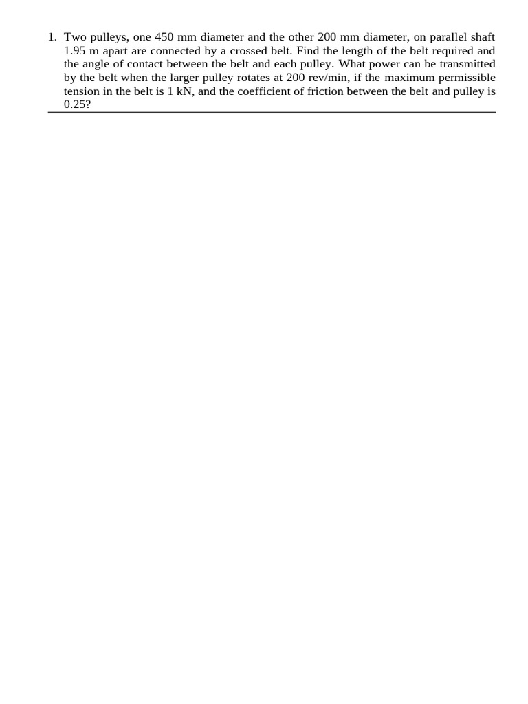 Belt Sheet | PDF
