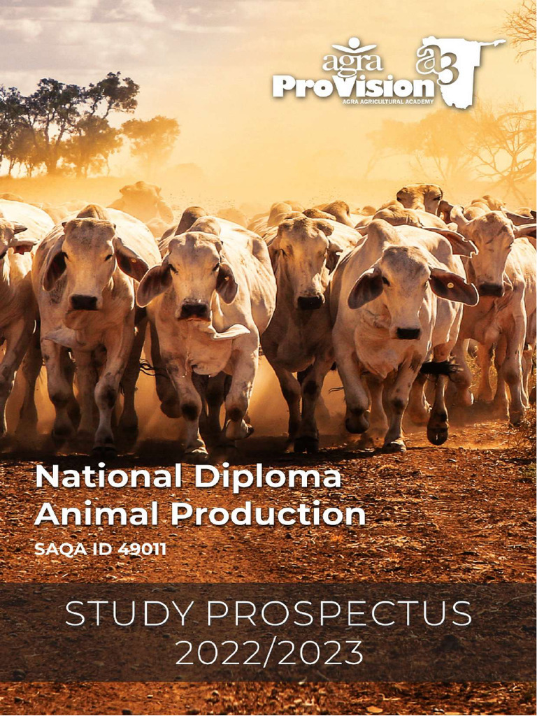 National Diploma in Animal Production Study Prospectus 2022 2023 2 ...