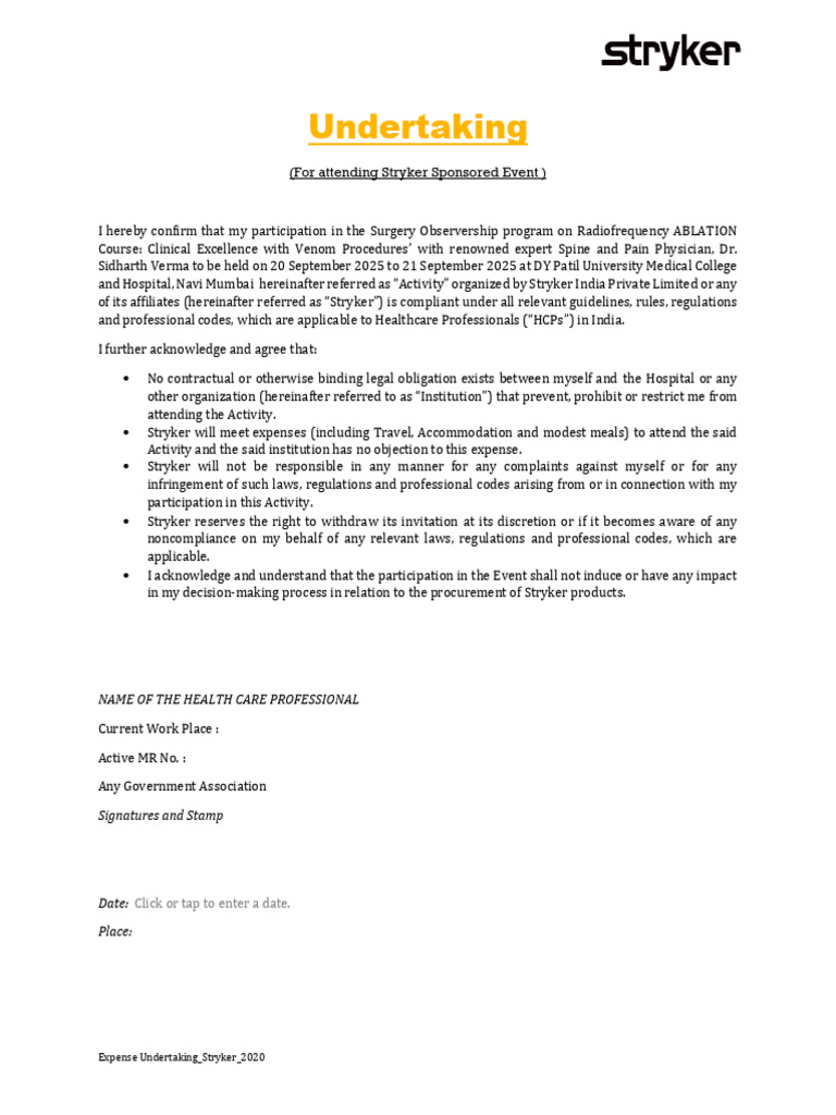 Private Surgeons-Participant Self Declared DD-Expe - 250901 - 123137 | PDF