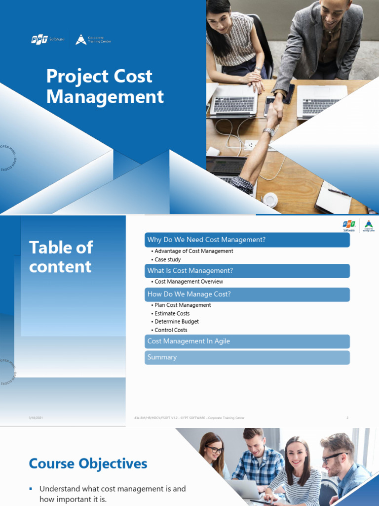 9 - Project Cost Management v1.0 | PDF | Project Management | Cost Accounting