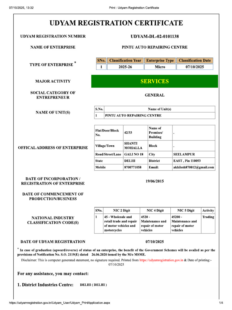 Rekha Msme Full Page | PDF