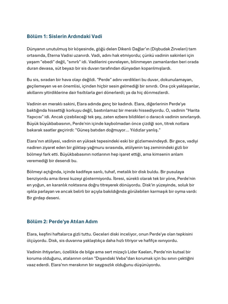 Sisler Vadisi | PDF