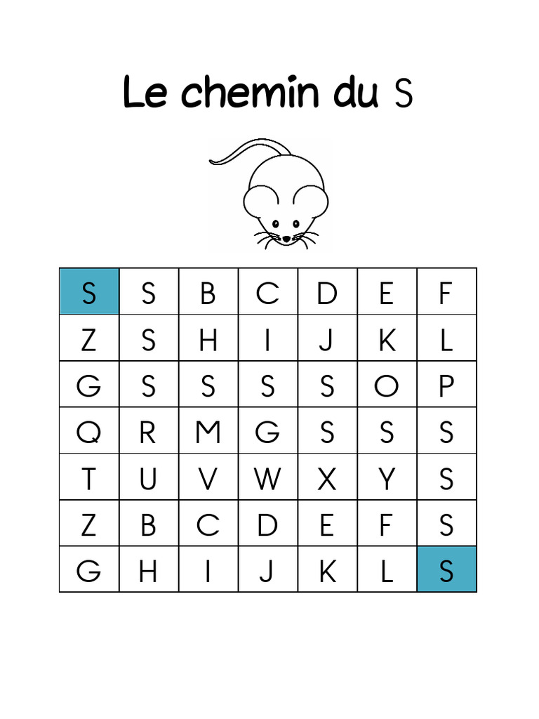 Le Chemin Des Lettres S À Z | PDF