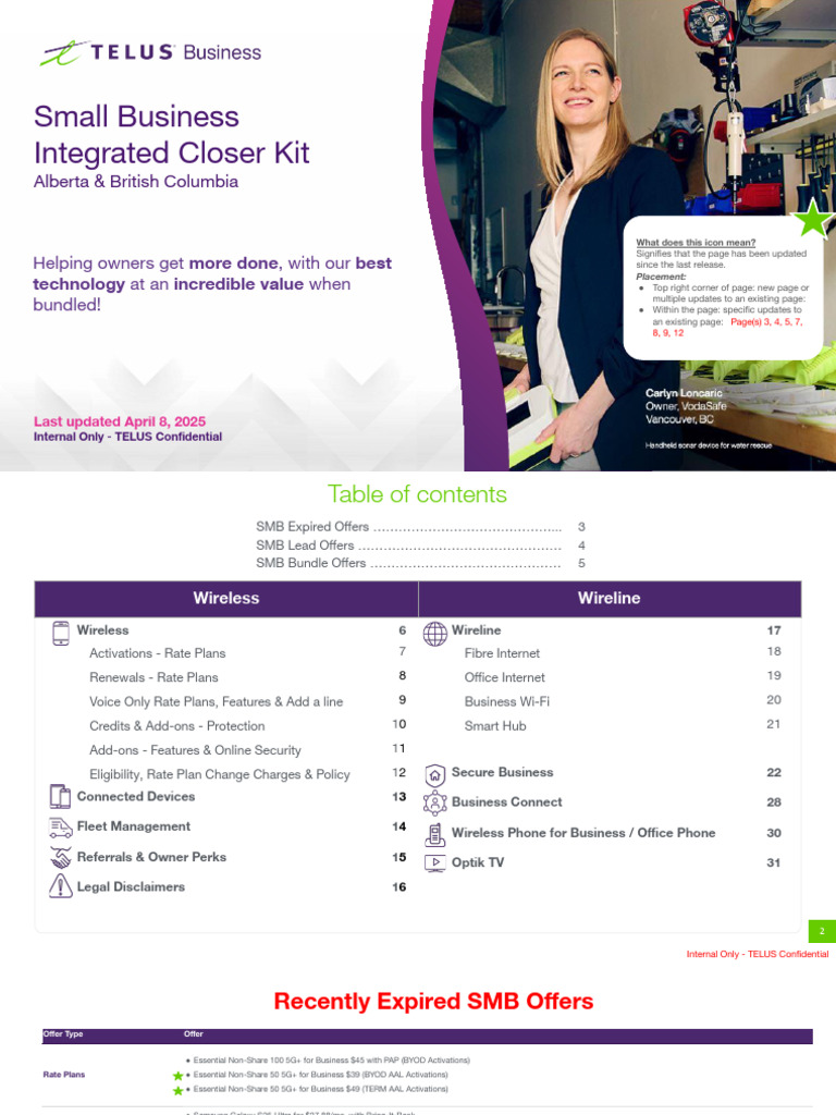 TELUS Small Business Bundle Offers | PDF | I Phone | I Pad