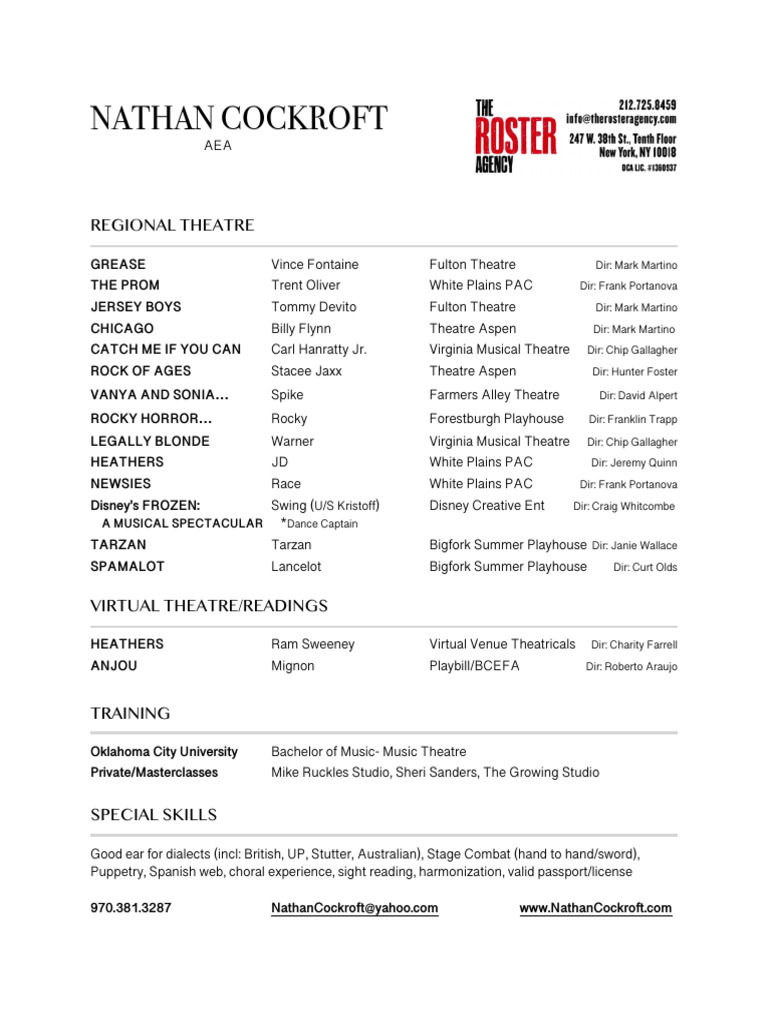 Nathan Cockroft Resume 2023 | PDF