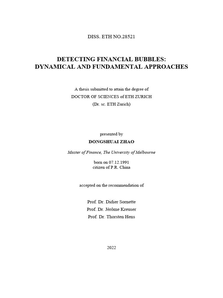 PhD_Thesis_final_Dongshuai_Zhao | PDF | Efficient Market Hypothesis ...