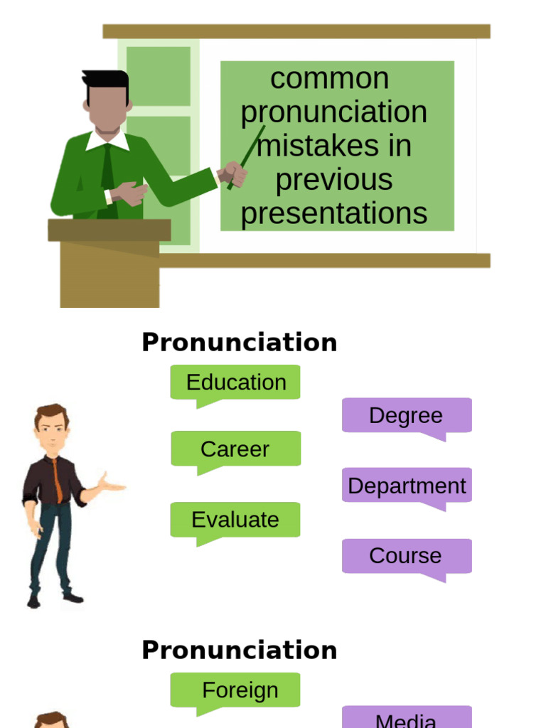 Common Pronunciation Mistakes | PDF