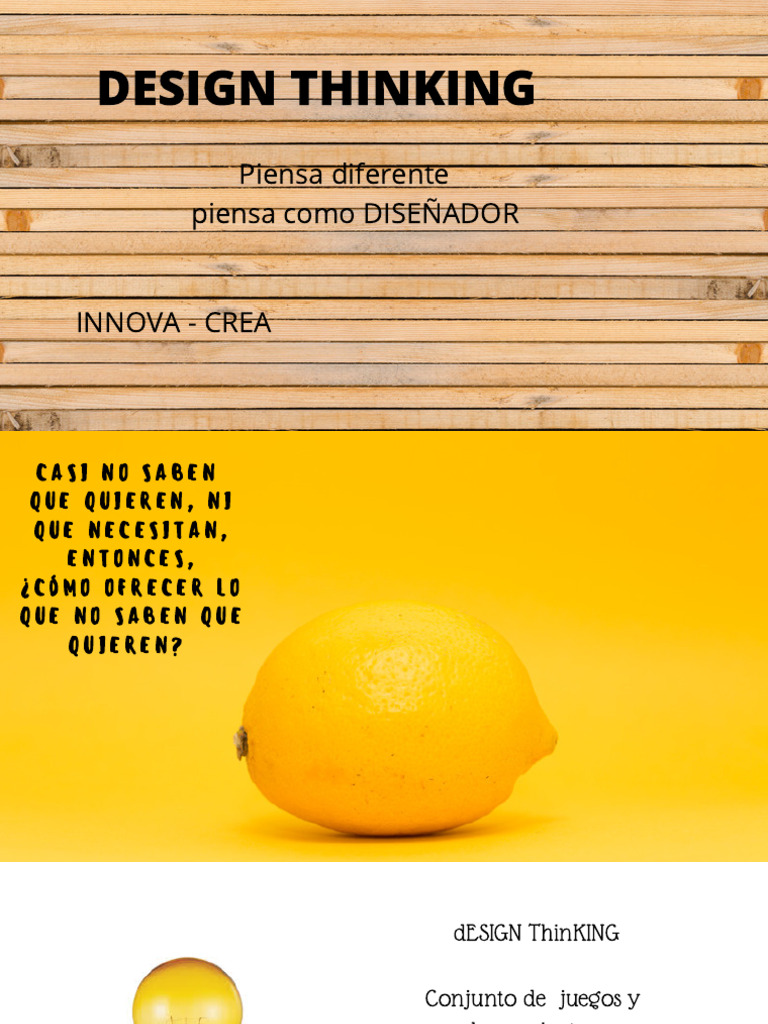 Design Thinking | PDF | Aprendizaje | El pensamiento de diseño