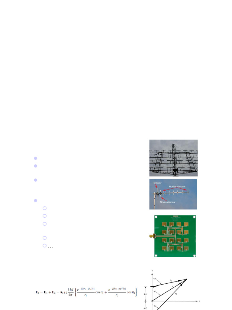 AT-TS 05-Arrays 20232 EE3127 | PDF | Matrix (Mathematics) | Antenna (Radio)