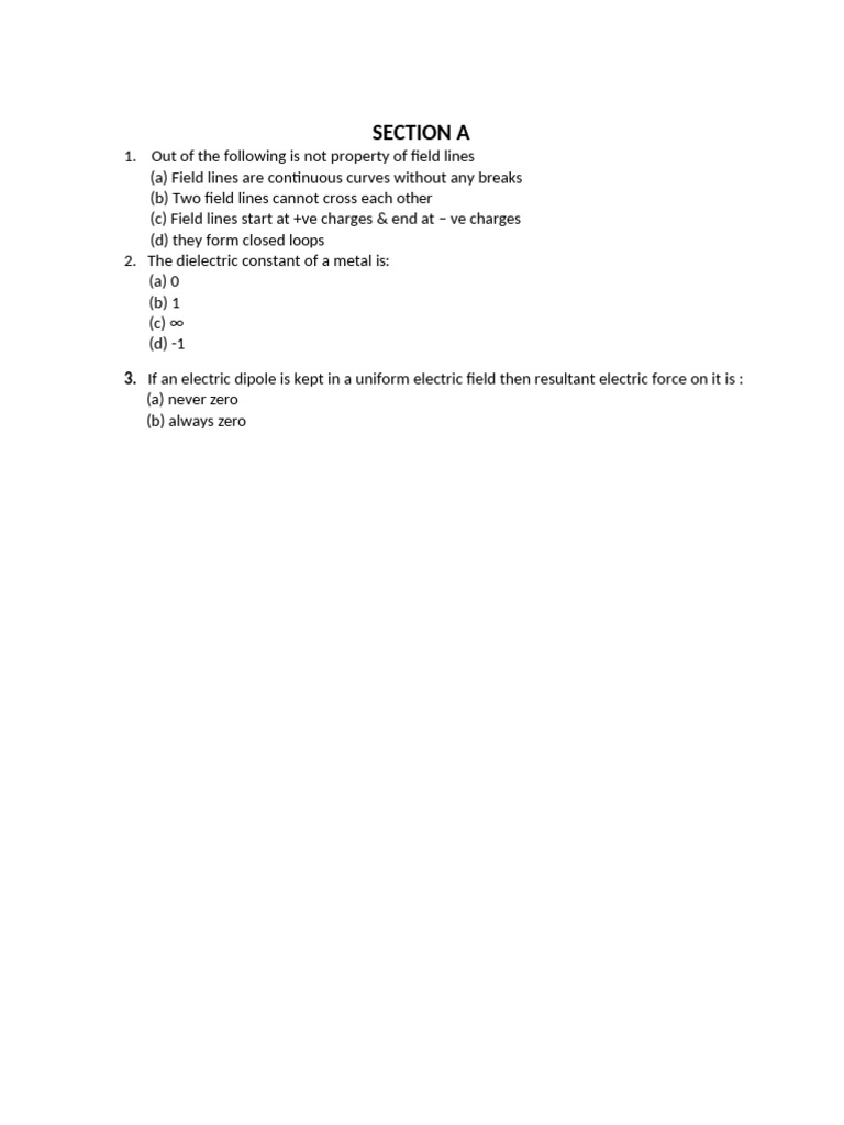 Physics Worksheet Term 1 | PDF | Inductance | Electric Power Transmission