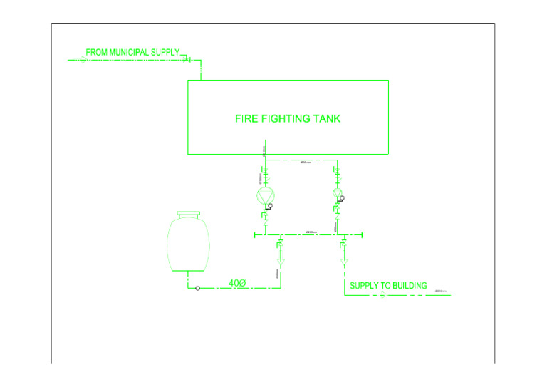 Firefighting Schematic Drawing-Model | PDF