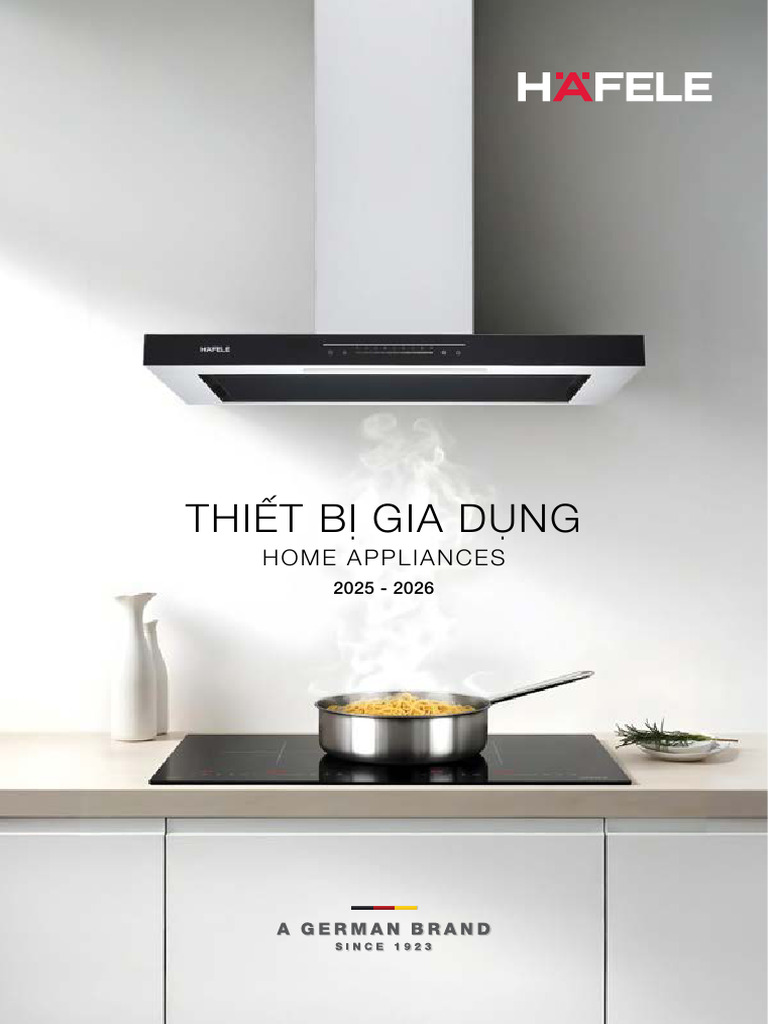 1 Hafele Home Appliances Brochure A4 2025 Print | PDF