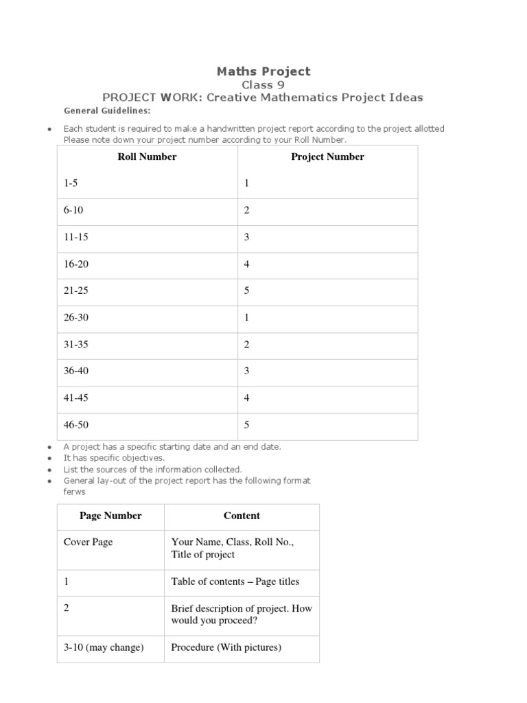 Maths Project | PDF | Numbers | Sequence