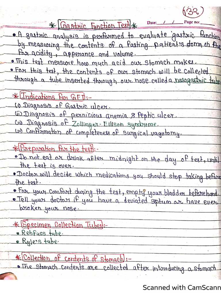 Gastric Function Test - 61026577 - 2025 - 07 - 12 - 09 - 58 | PDF