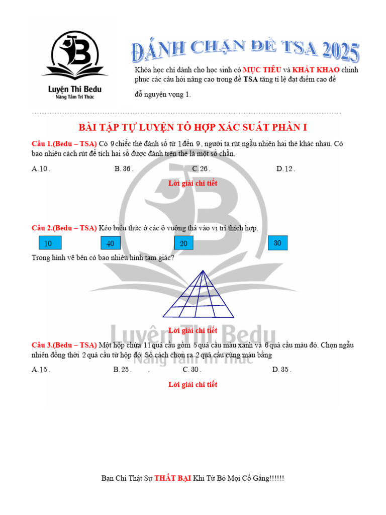 BTRL Chuyên Đề 2 Phần 1 | PDF