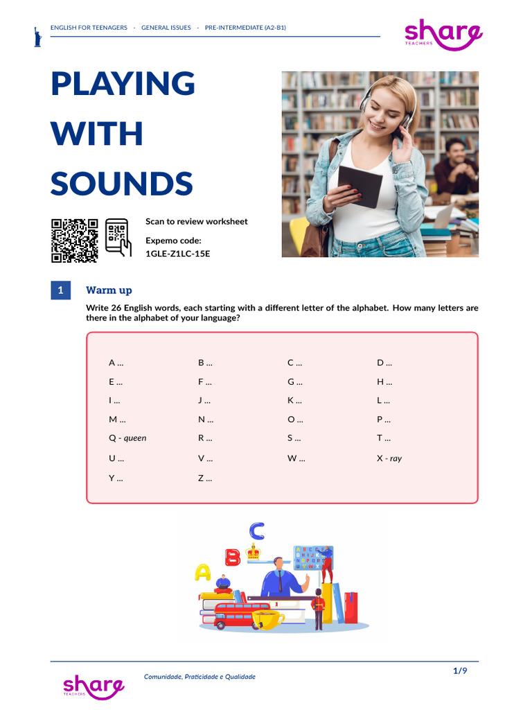 Playing With Sounds American English Student A2 B1 | PDF | Human Voice ...