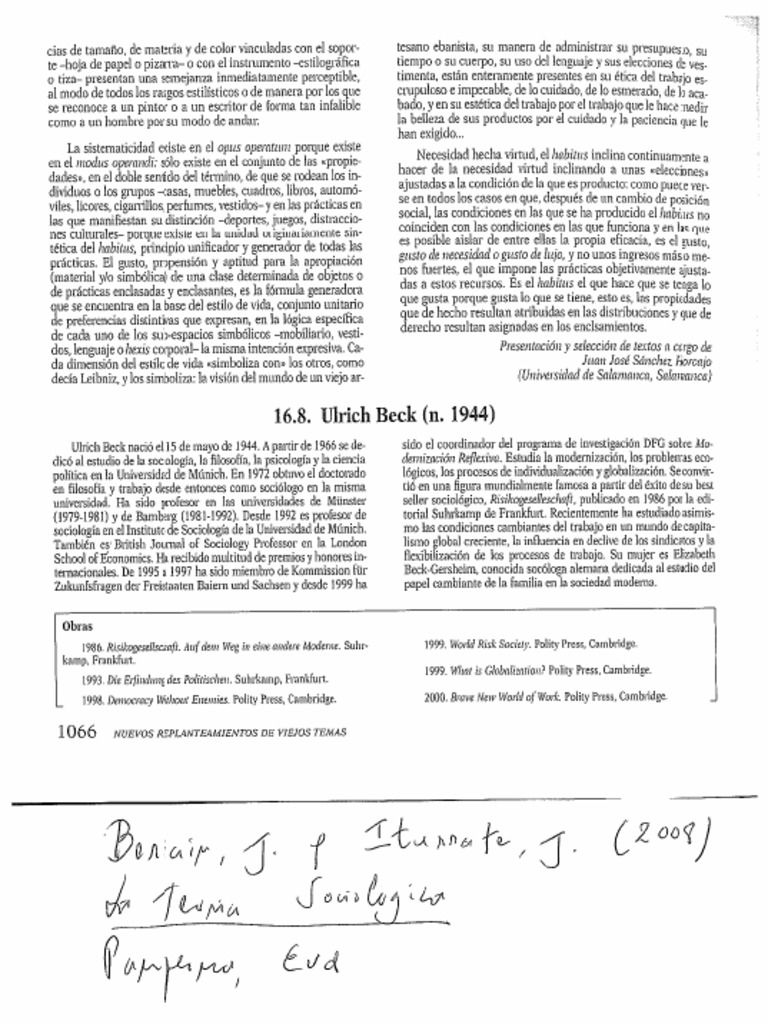 Berian, Beck e Castells (2008) | PDF