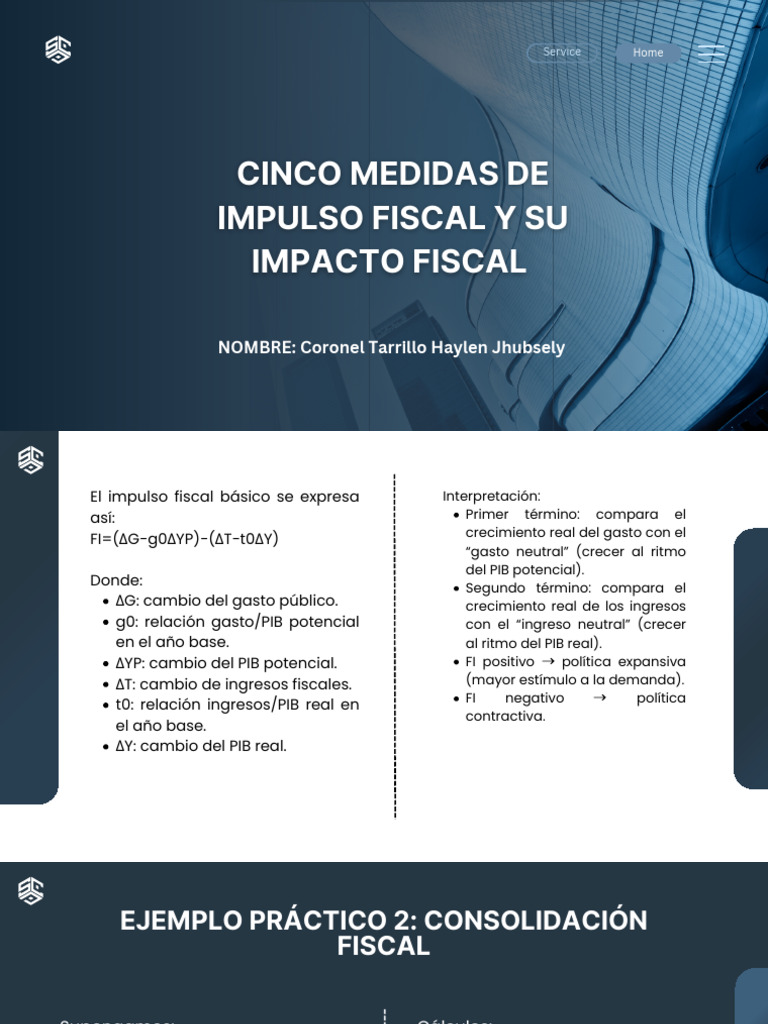 Impacto del Impulso Fiscal en la Economía | PDF