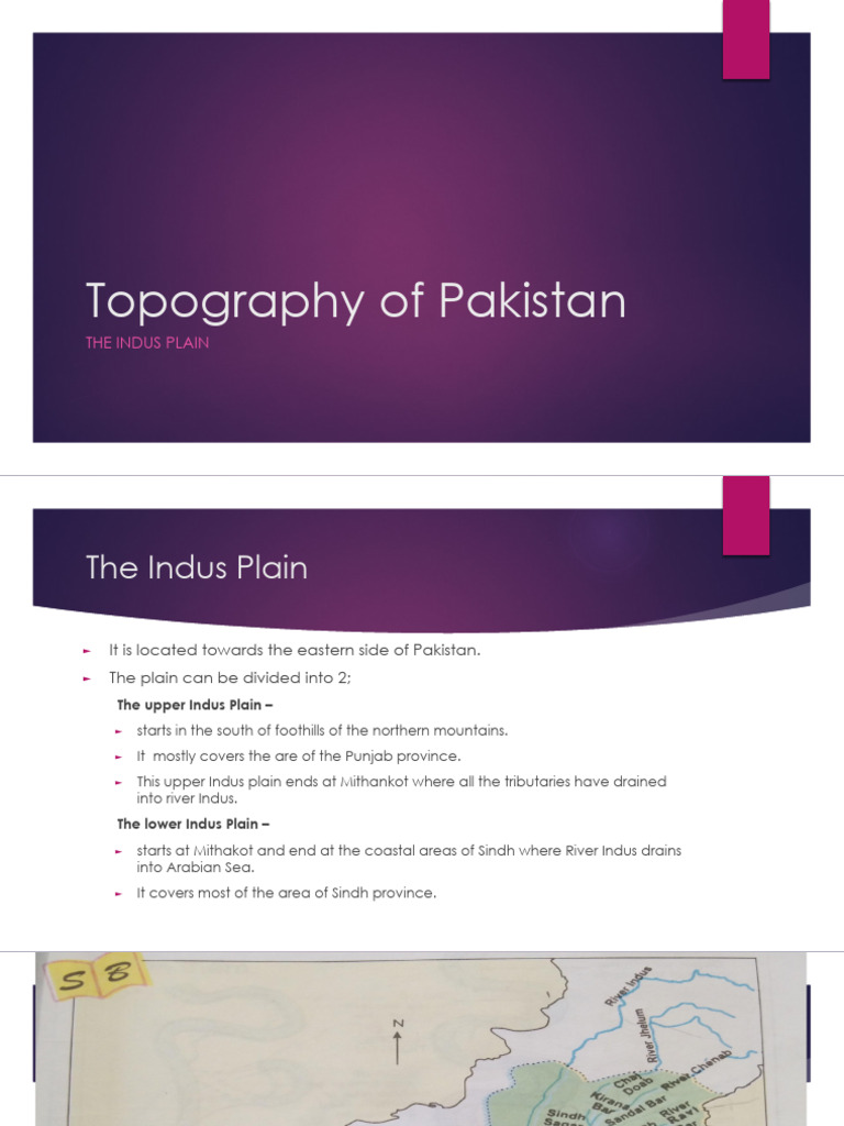 Topography of the Indus Plain | PDF | Indus River | Floodplain