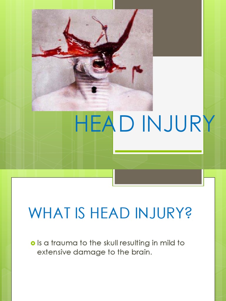 Head Injury Ppt