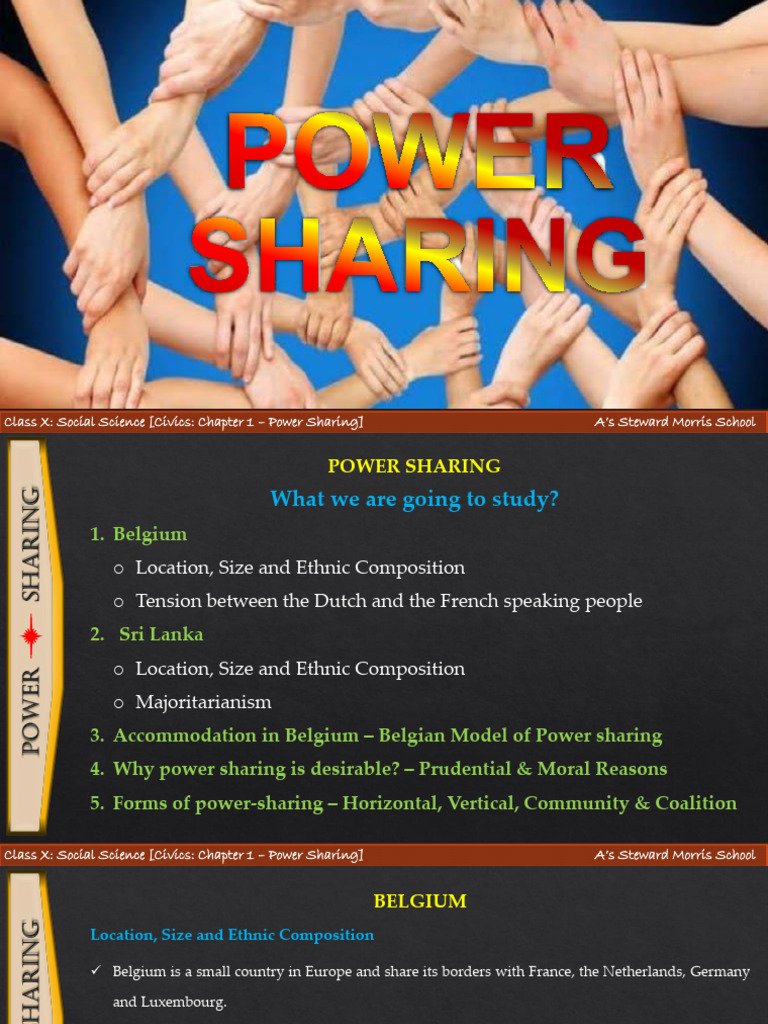 C-1 Power Sharing | PDF | Sri Lanka | Belgium