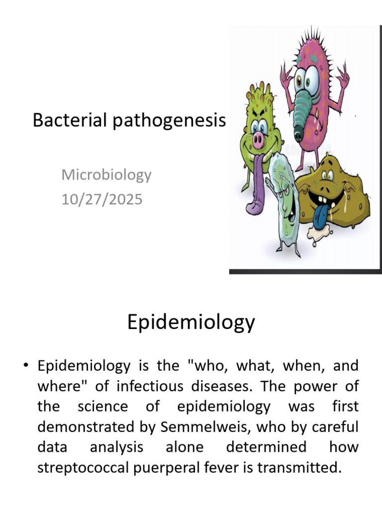 Bacterial Pathogenesis Overview | PDF | Bacteria | Infection