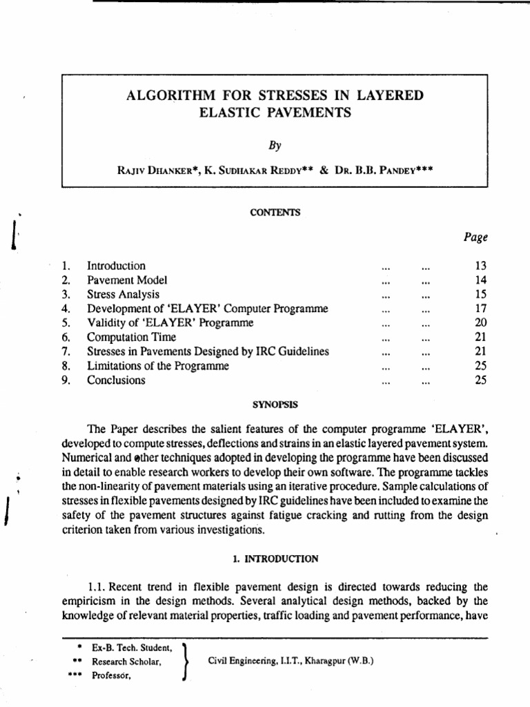 ELAYER - Dhanker IRC Paper | PDF | Elasticity (Physics) | Viscoelasticity