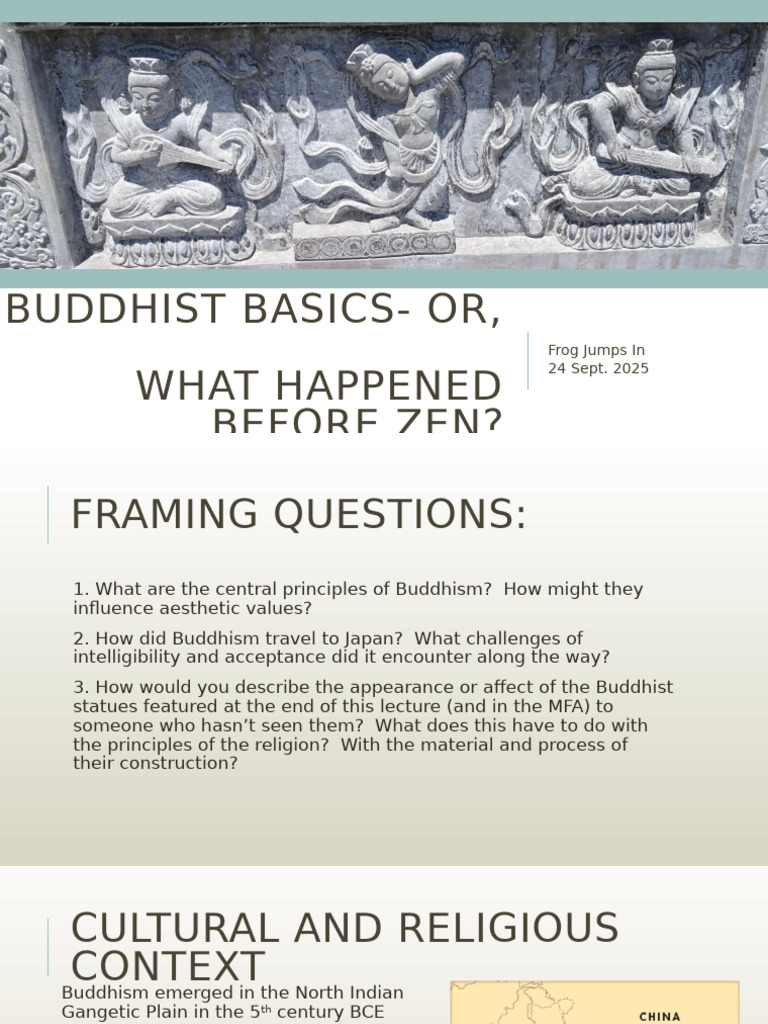 The Basics of Buddhism Powerpoint Presentation | PDF | Four Noble ...
