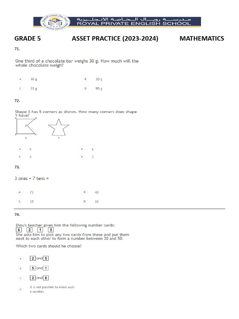 Asset Questions (71-100) | PDF
