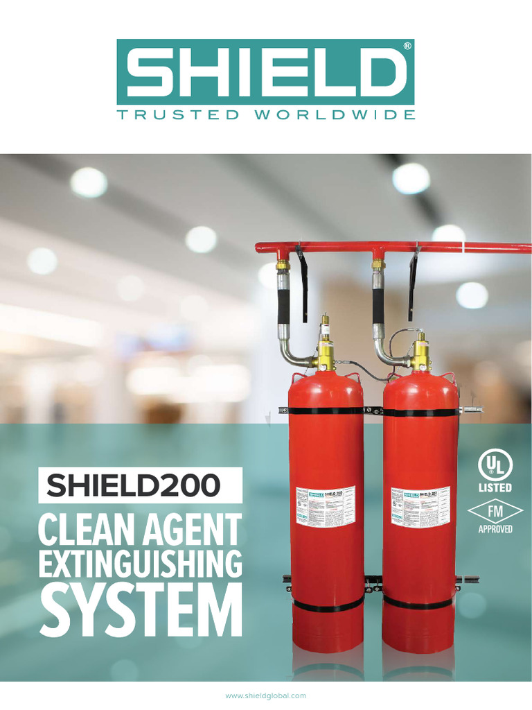 Shield 200 - Clean Agent Extinguishing System | PDF | Valve ...