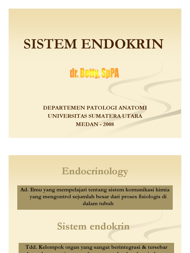 Patologi Anatomi Slide Sistem Endokrin | PDF