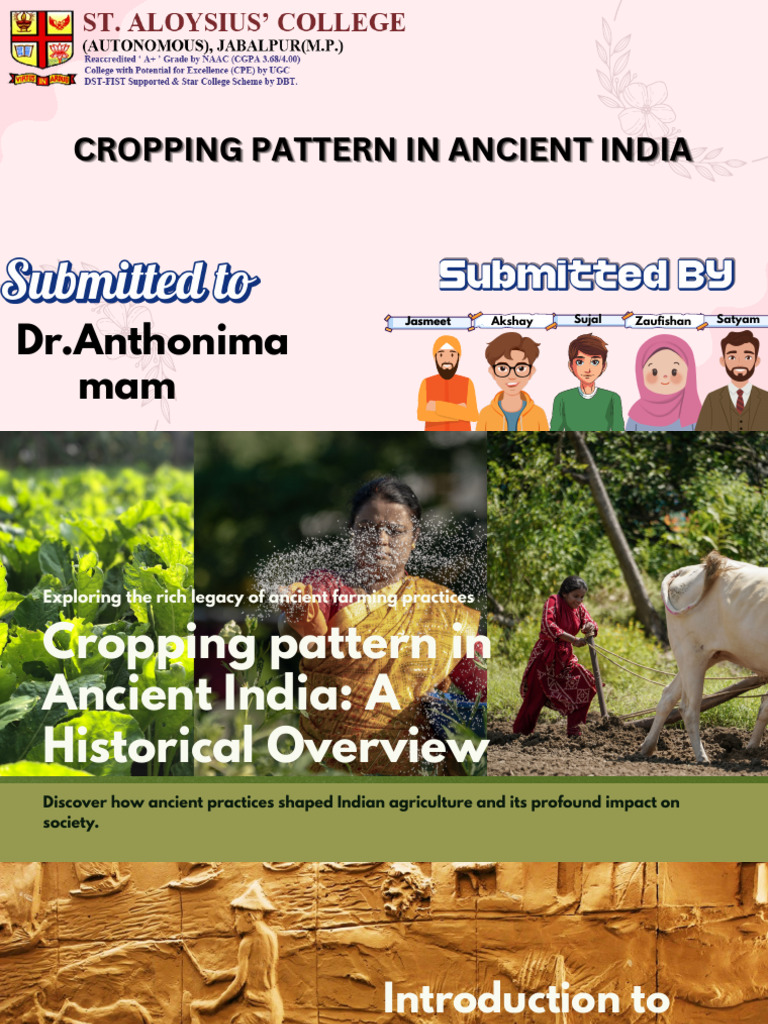 Presentation - The Evolution of Agriculture in Ancient India A ...
