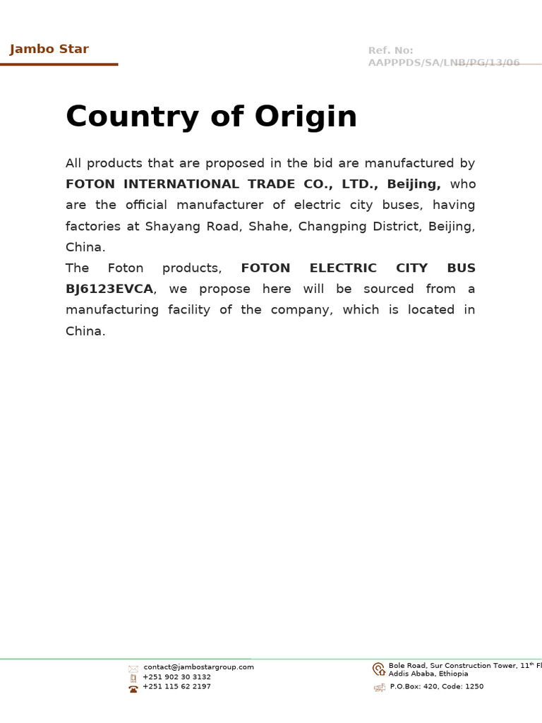 Country of Origin | PDF