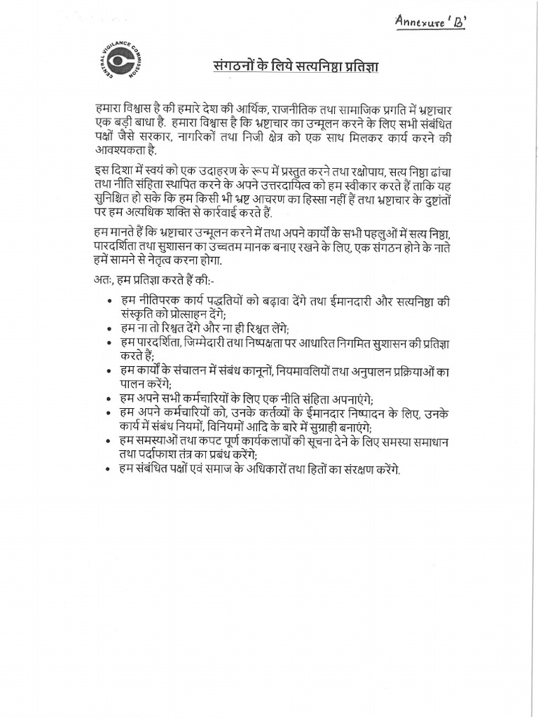 VAW Pledge | PDF