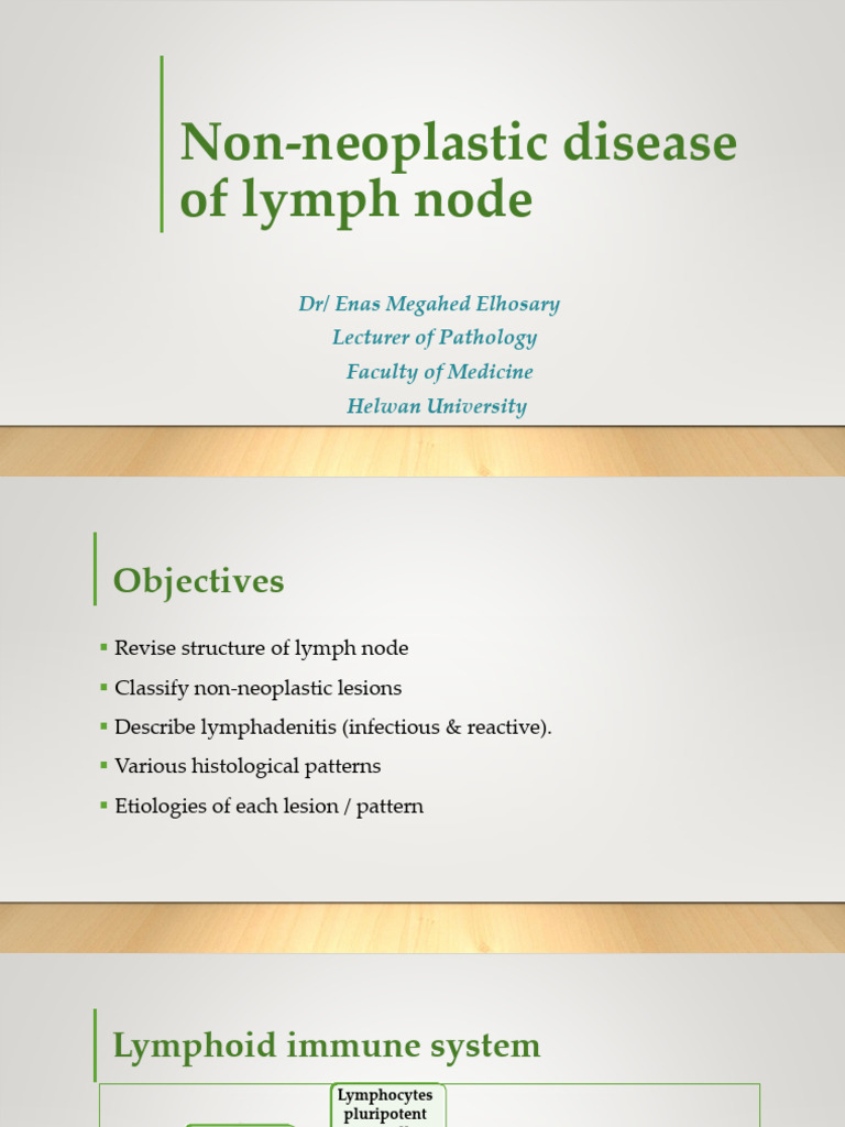 Non-Neoplastic Lymph Node Diseases | PDF | Lymph Node | Lymphatic System
