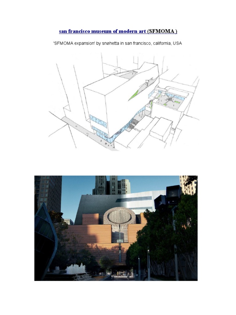 SFMOMA Expansion: Enhancing Public Access | PDF | Art Museum | Museum