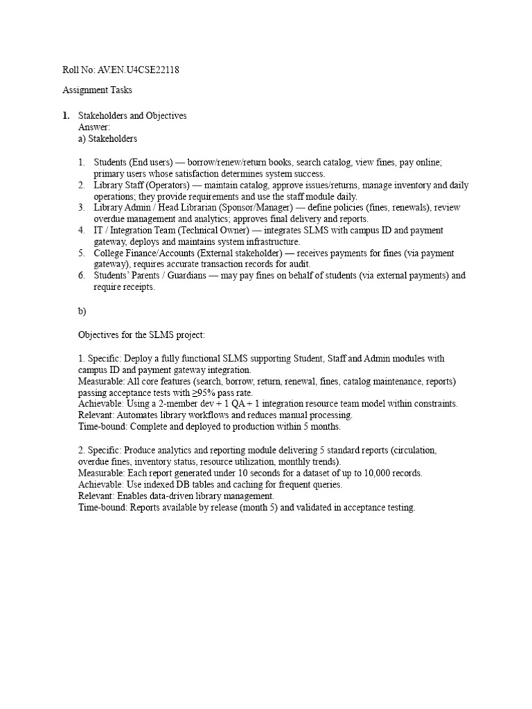 Software Project Management | PDF | Databases | Libraries