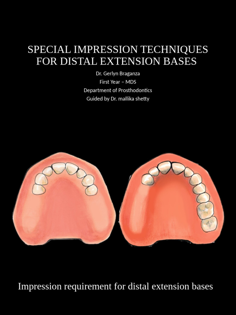 Distal Extension Base Impression Techniques | PDF | Dentures ...