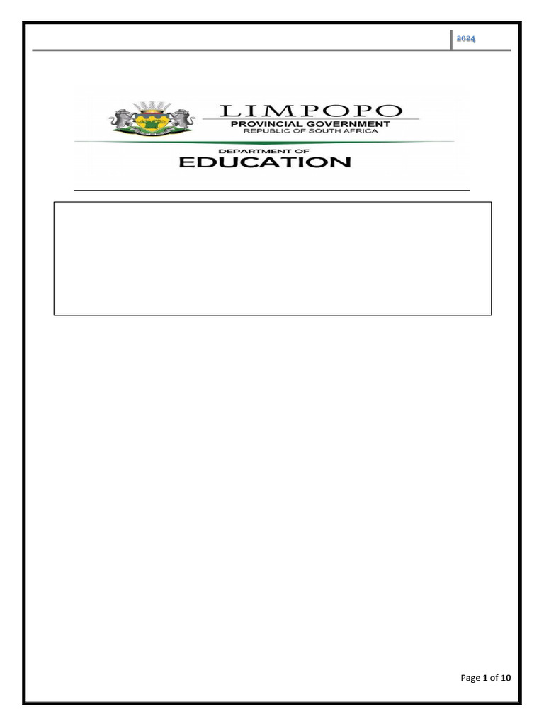 Maths Grade 7 Cluster Paper 2 November 2024 | PDF | Rectangle ...