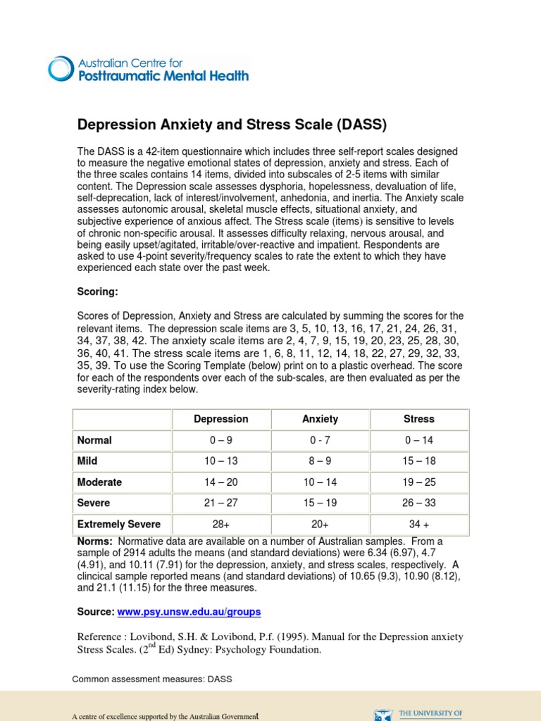 DASS | PDF