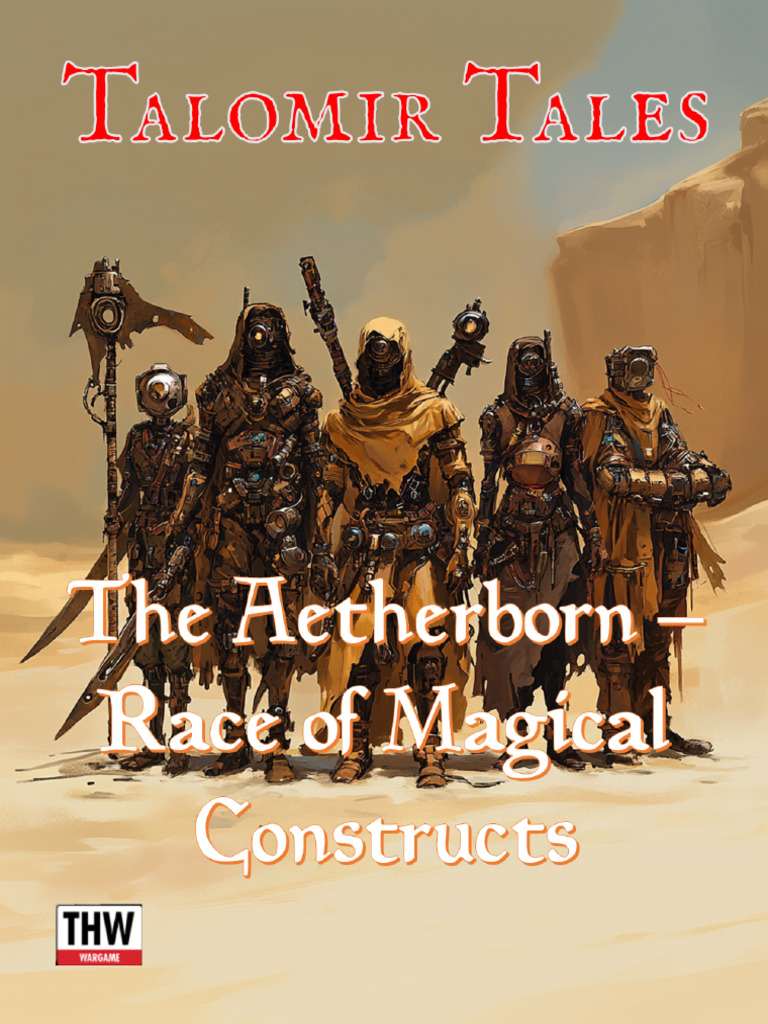 Aetherborn: Magical Constructs in Talomir | PDF | Magician (Fantasy ...