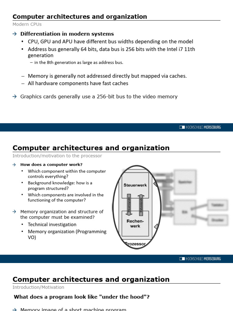 Modern Computer Architecture Overview | PDF | Central Processing Unit ...