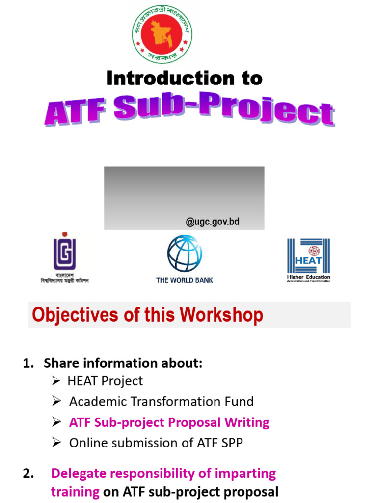 ATF R 1 Proposal Writing WS 1 2 | PDF | Swot Analysis | Performance ...