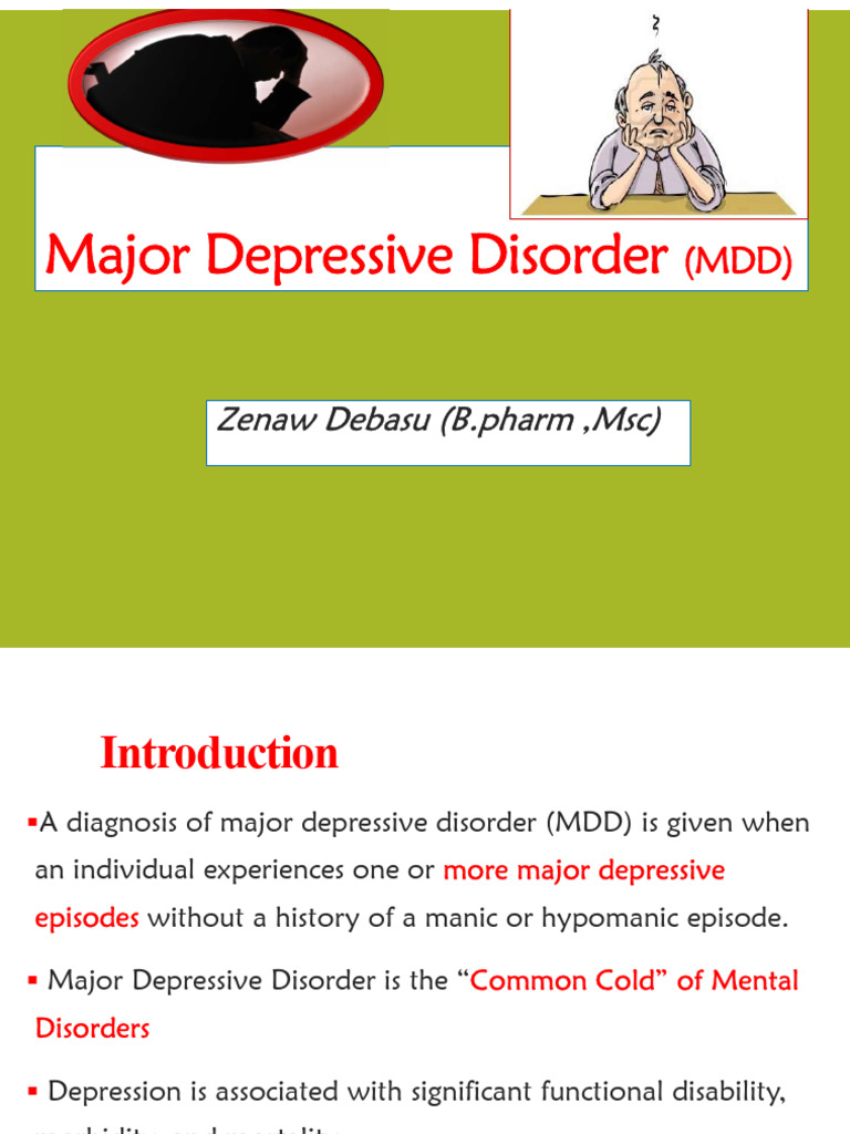 Understanding Major Depressive Disorder | PDF | Antidepressant | Major ...